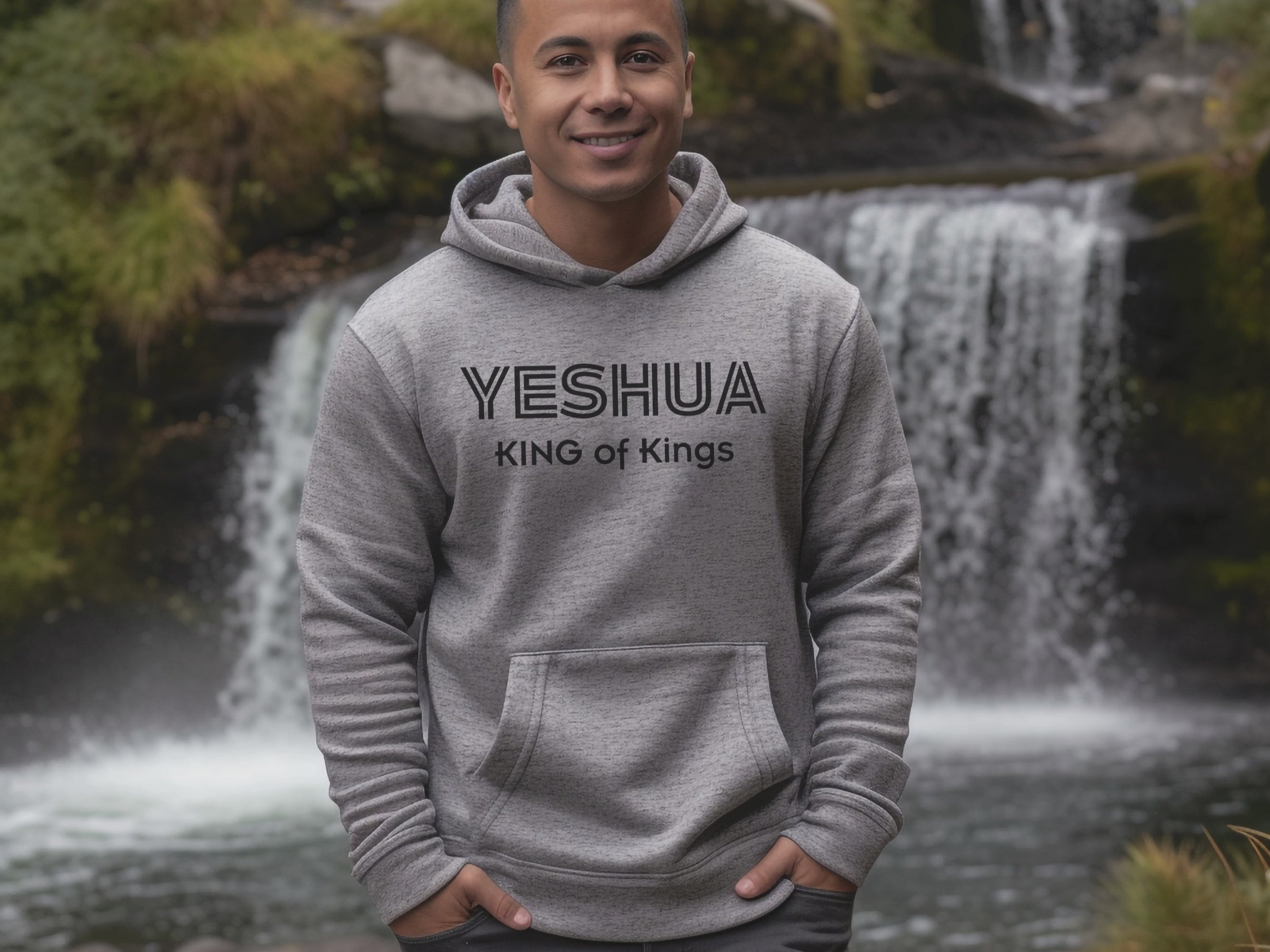 Yeshua King of Kings Hoodie Men and Women Christian Hebrew Clothing ...